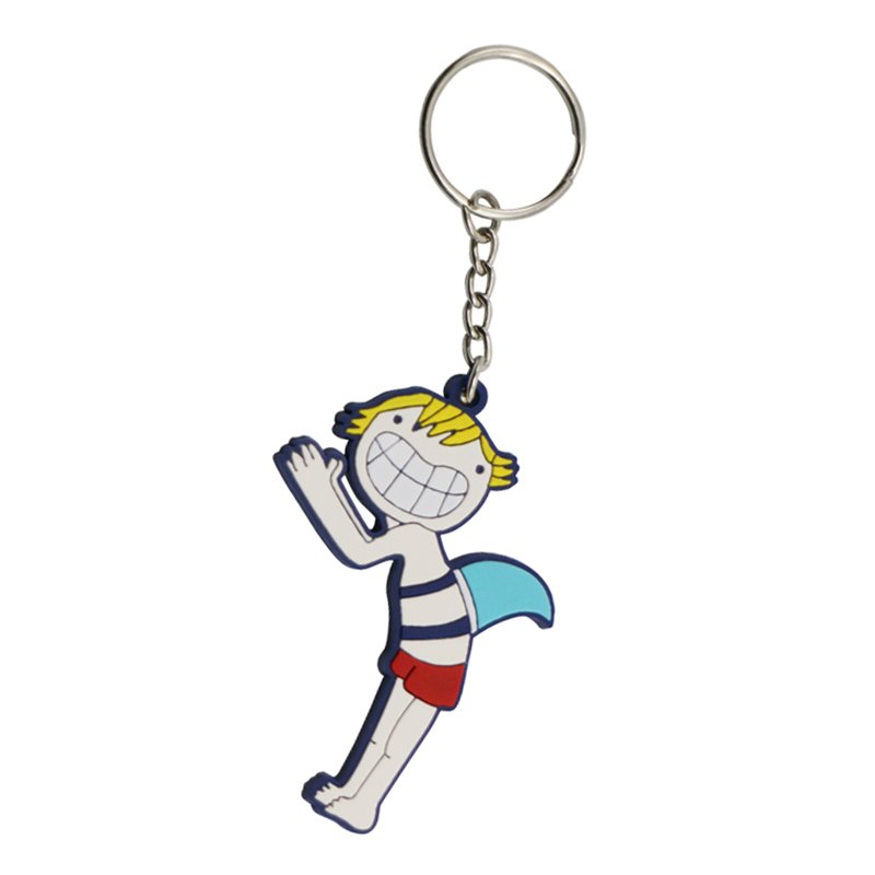 Pvc 3d Keychain Custom Plastic Doll Key Chain Rubber Key Ring Pvc