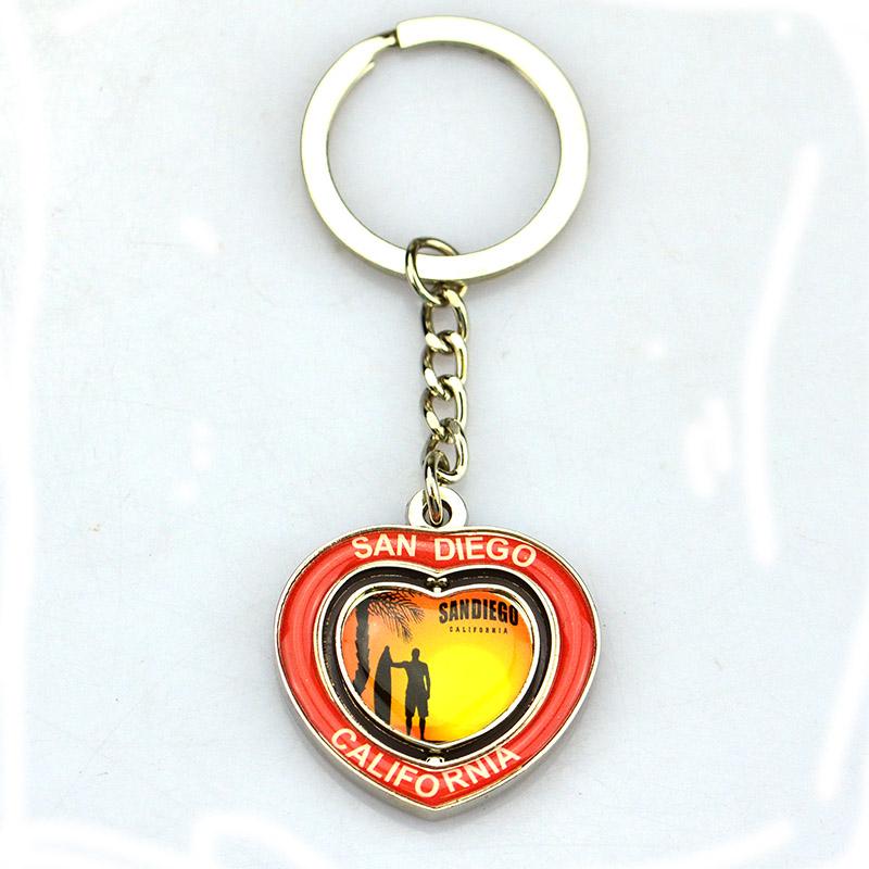 Custom Bulk Cheap Enamel Logo Key To My Heart Keychain - Metal Keychain Custom Bulk Cheap Enamel Logo Key To My Heart Keychain - Metal Keychain