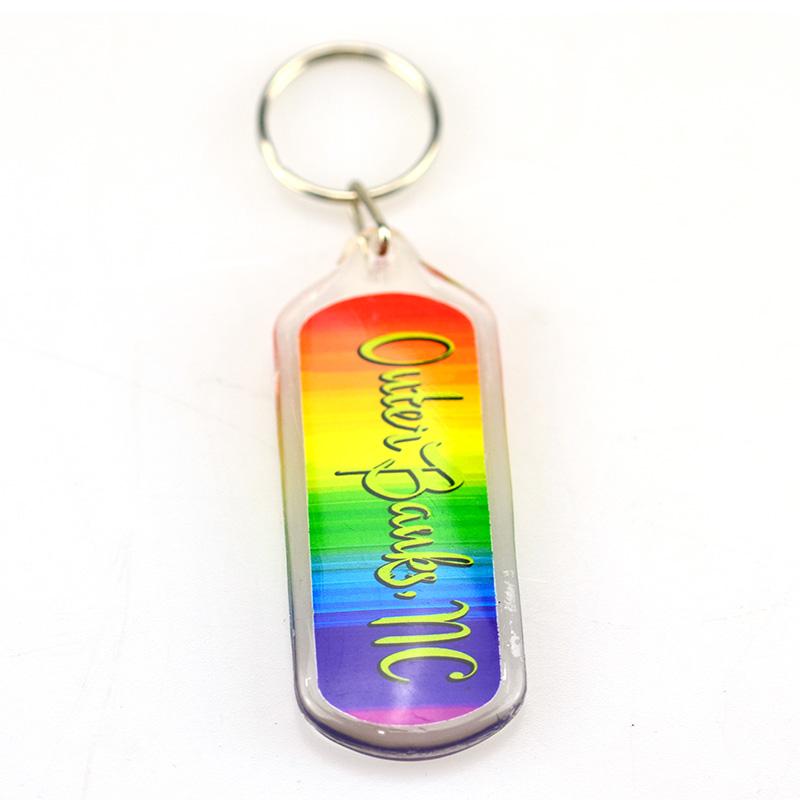 Custom Cheap Personalized Clear Acrylic Keychains Bulk Acrylic Keychain