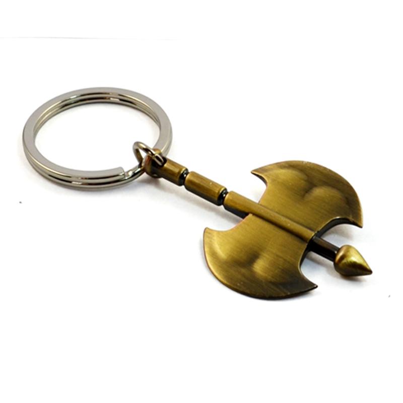 Honest Keychain Factory Direct Metal Weapon Axe Keychain - Metal Keychain
