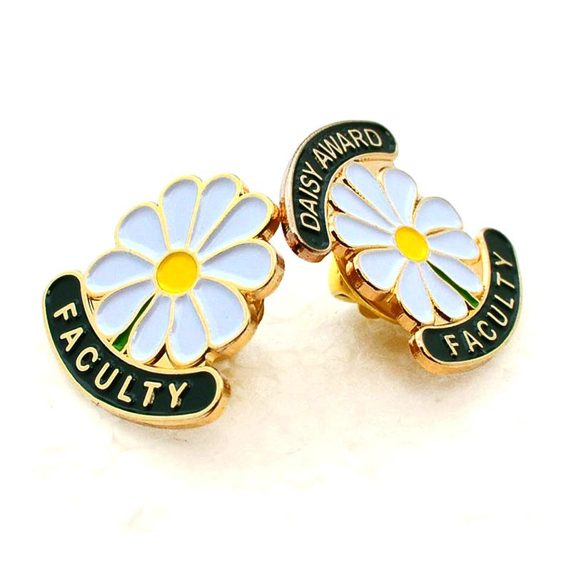 Pin Oem Supplier Customized Free Sample Flower Lapel Pin - Pin Badge