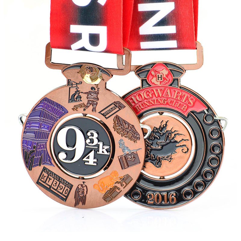 Engraved Custom Logo Souvenir Antique Metal Medal Malaysia - Medals