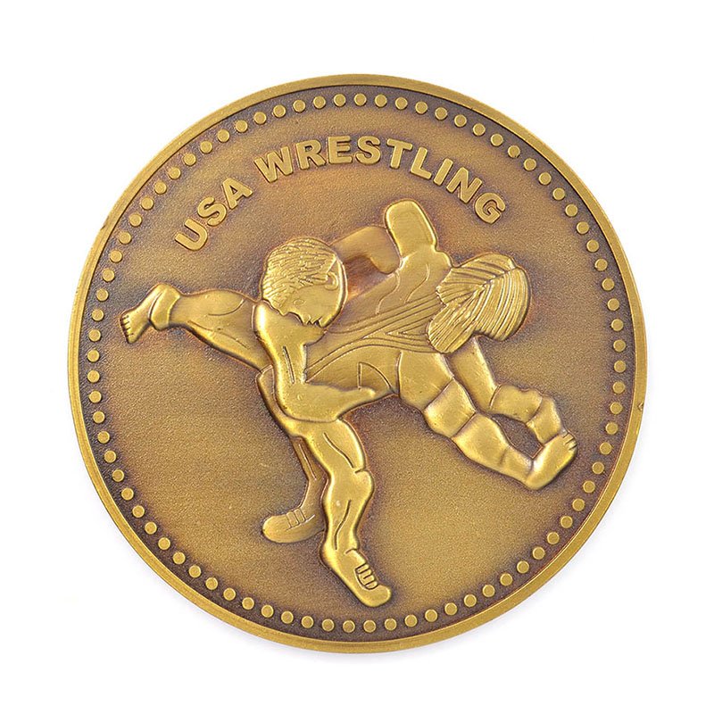 Gold Plated Tungsten Coins Metal Challenge Coin Custom - COINS