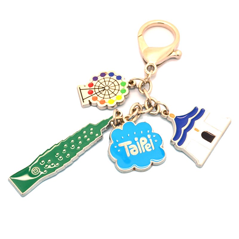 Custom Keychain Logo Design Metal Enamel Key Chains - Metal Keychain