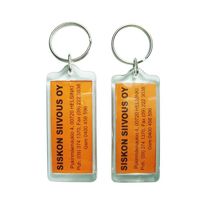 Customized Sublimation Keychain Blank Acrylic Key Chain Ring - Acrylic ...