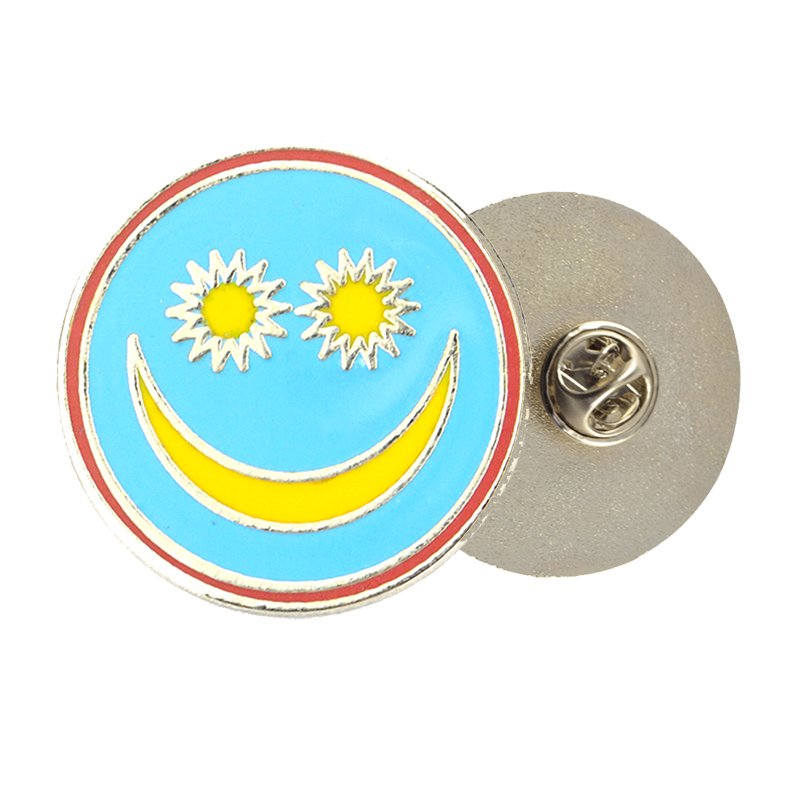 Wholesale Sun Lapel Pin Badge Metal Custom Bulk Enamel Pin - Pin Badge
